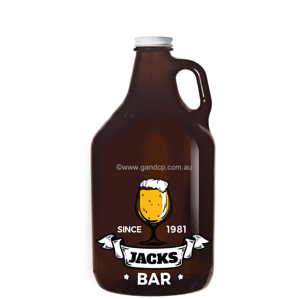 Printed Growler Bottles | Growler Bottle Printing | Custom Printed Growlers